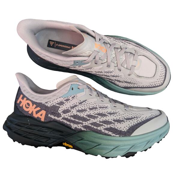 Hoka | Shoes | Hoka One One Speedgoat 5 Harbor Mist Spruce Grey Green ...